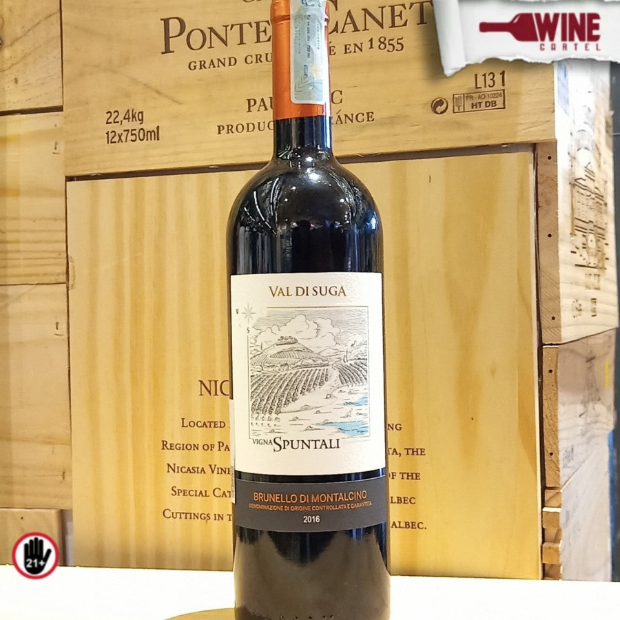 RED WINE Val Di Suga Brunello Di Montalcino Vigna Spuntali 750mL ITALY