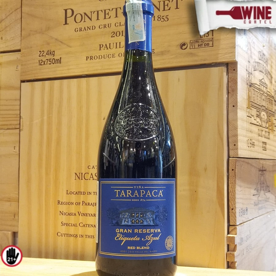 RED WINE Vina Tarapaca Gran Reserva Etiqueta Azul Red Blend 750mL CHIL